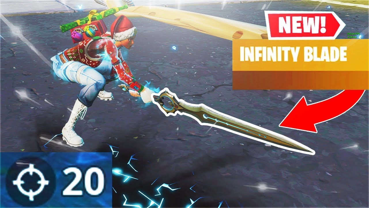 *NEW* 20 Elims w/ Infinity Blade ONLY! (Fortnite Sword) - YouTube