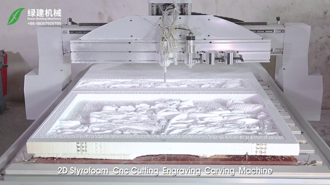 2D 3D Styrofoam Cnc Cutting Engraving Carving Machine - YouTube