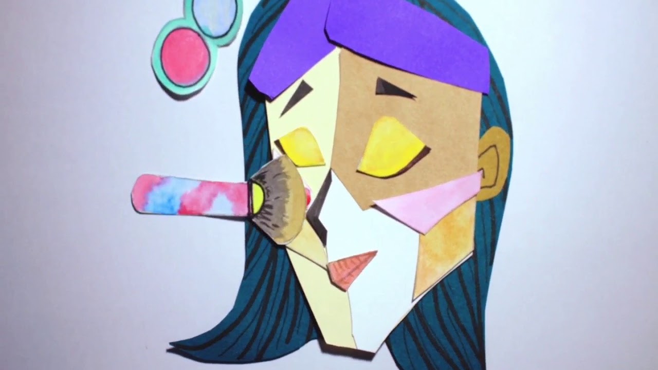 The Ultimate Makeup Tutorial - Paper cut stop motion - YouTube