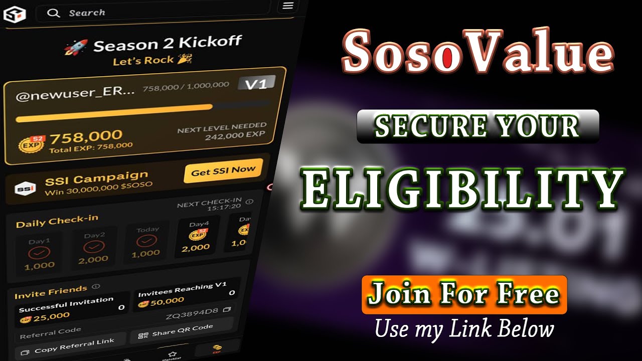SoSo Value Eligibility: Soso Value Airdrop Season 02 Start ...
