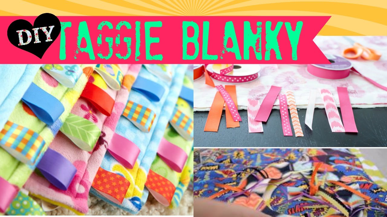 DIY Taggie Blanky for Babies - 2 minute tutorials - YouTube