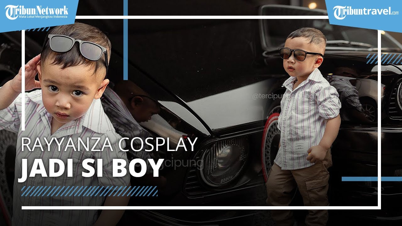 Rayyanza Cosplay Jadi Si Boy, Ditemani Sus Rini Photoshoot di Samping ...
