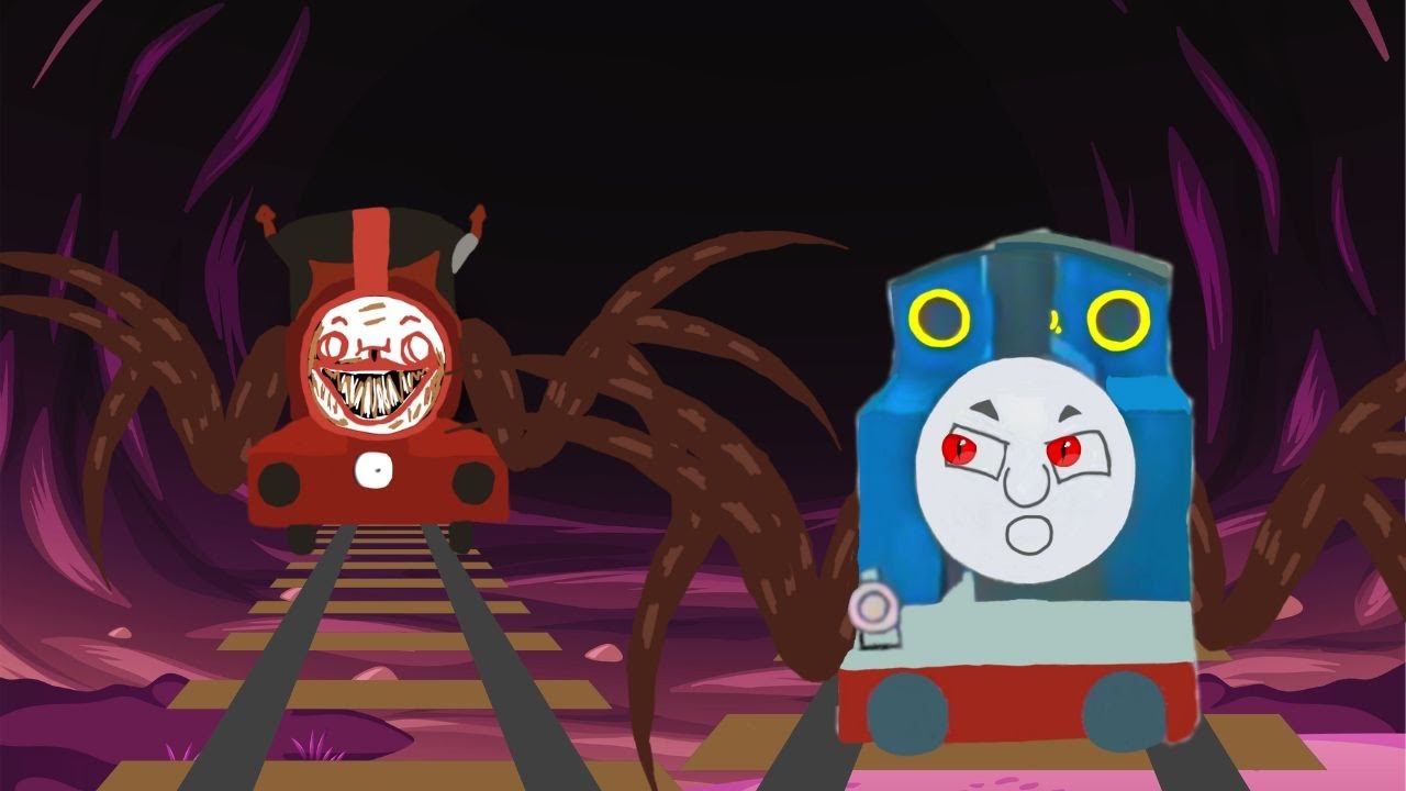 Robot Thomas Battle with Choo Choo Charles to Safe Cursed Thomas # ...