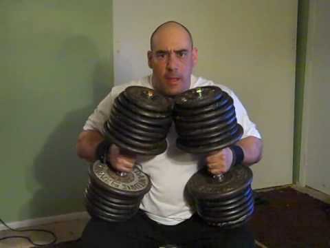 150 lbs (68kg) DB Bench Press 3 Reps PR - YouTube