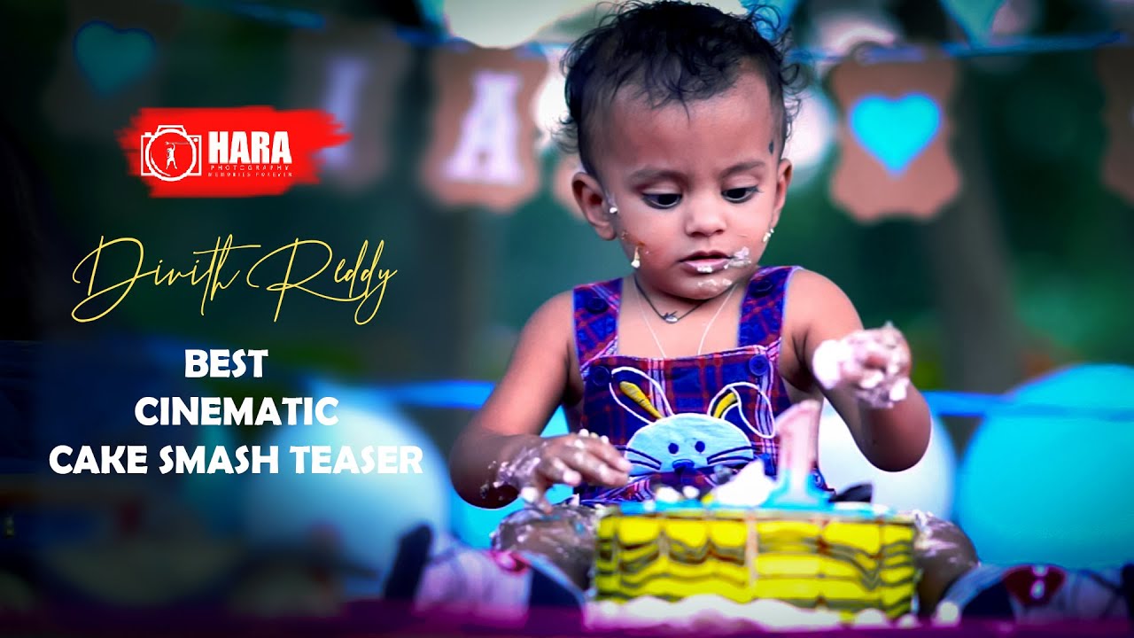 DIVITH REDDY | CAKE SMASH TEASER | HARA PHOTOGRAPHY - YouTube