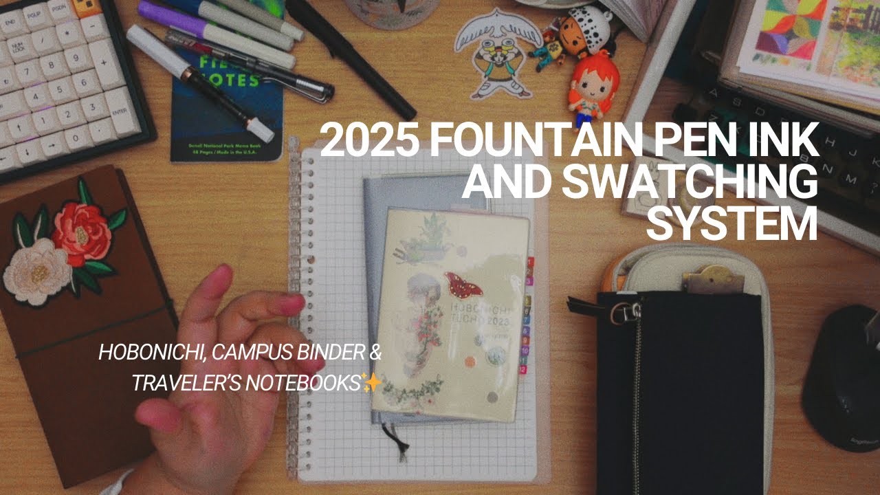my 2025 ink journals! | how im using the Hobonichi, TN & Kokuyo ...
