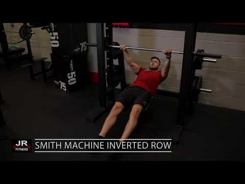 Smith Machine Inverted Row Demonstration | JR Fitness - YouTube