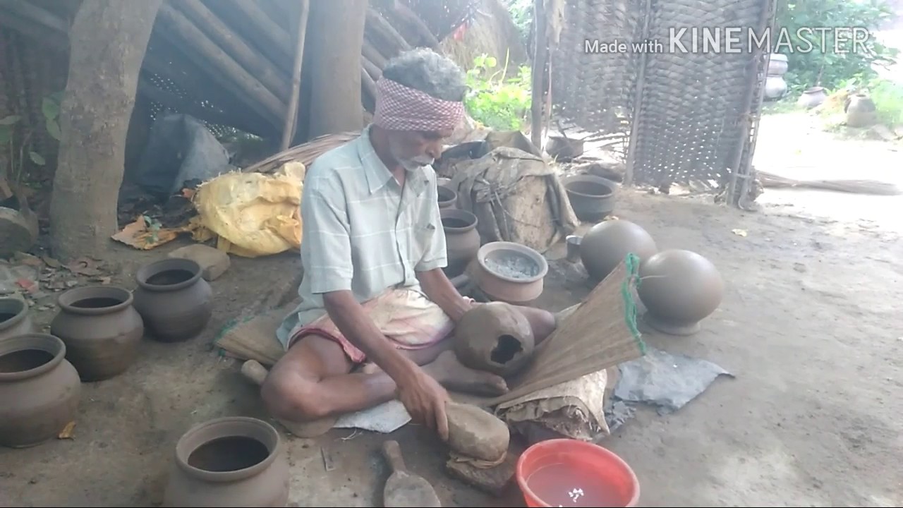 Village pottery work - YouTube