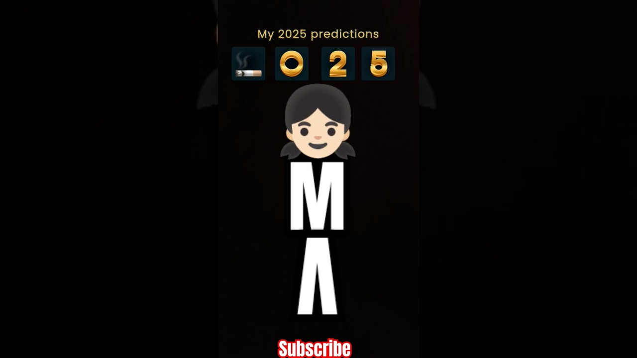 2025 prediction 😱 - YouTube