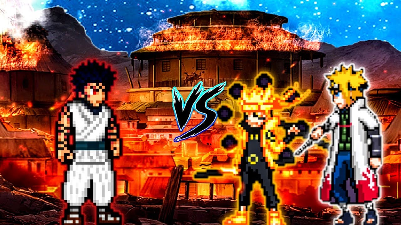 Manga Sukuna V2 Buff (New) VS Naruto V3 (all form) & Minato Namikage ...