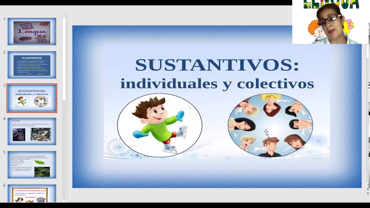 SUSTANTIVOS INDIVIDUALES Y COLECTIVOS - YouTube