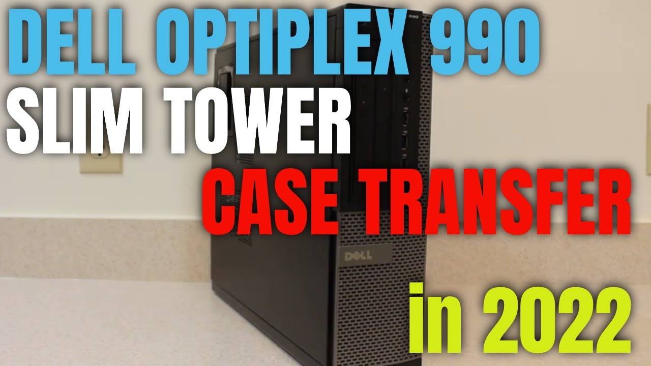 Dell Optilpex 990 Slim Tower Gaming Case Swap Conversion - YouTube