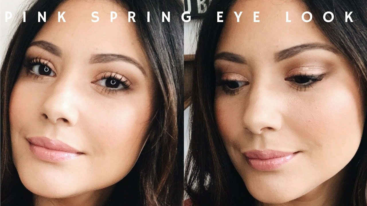 PINK SPRING EYE LOOK - YouTube