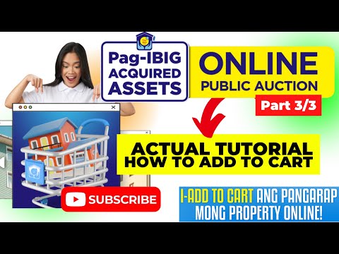 PAG-IBIG ONLINE PUBLIC AUCTION | ACTUAL TUTORIAL - ADD TO CART HOUSE