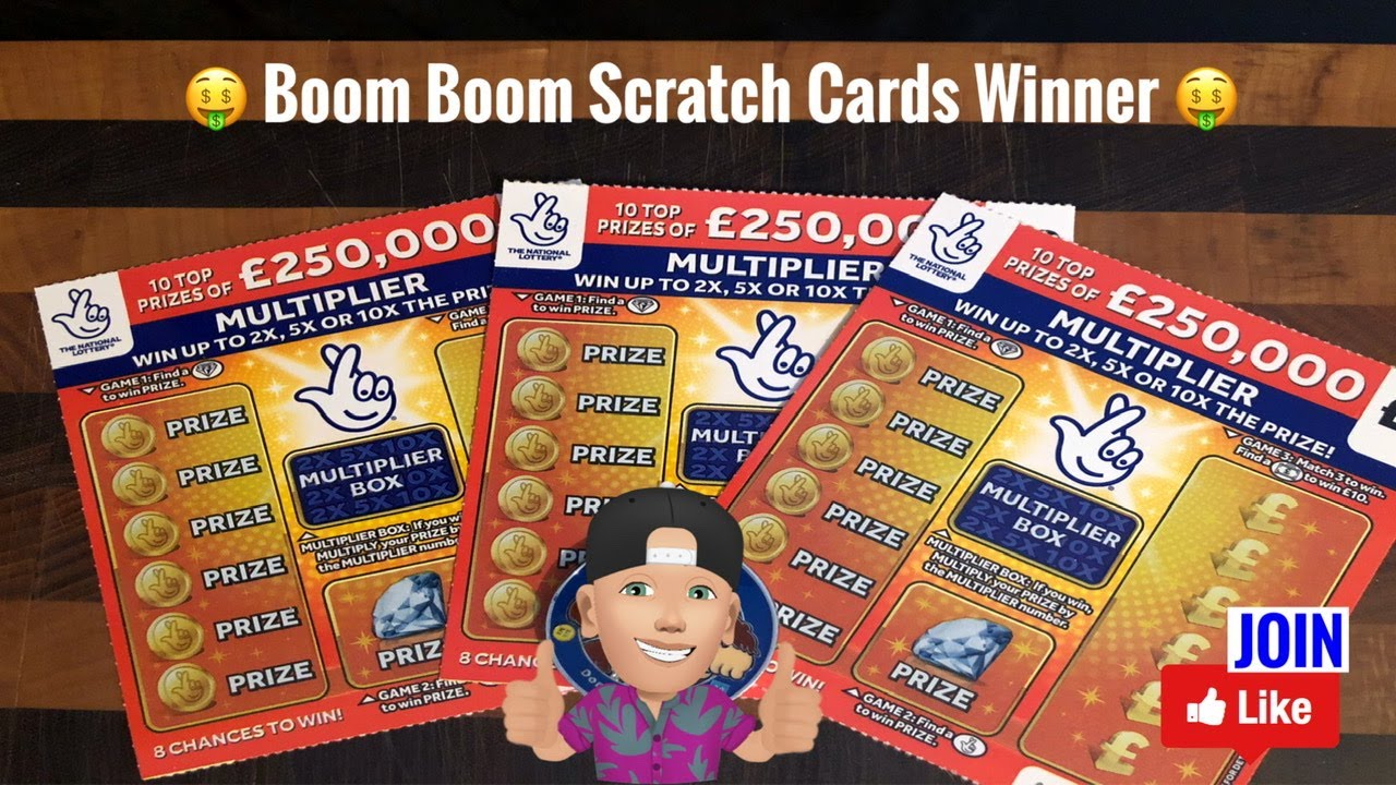 🤑 Boom Boom Scratch Cards Winner🤑 - YouTube