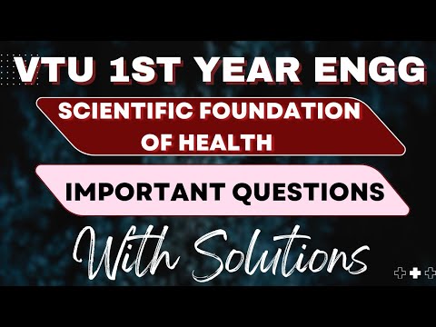 SFH important questions with Answers of all module | Scientific ...