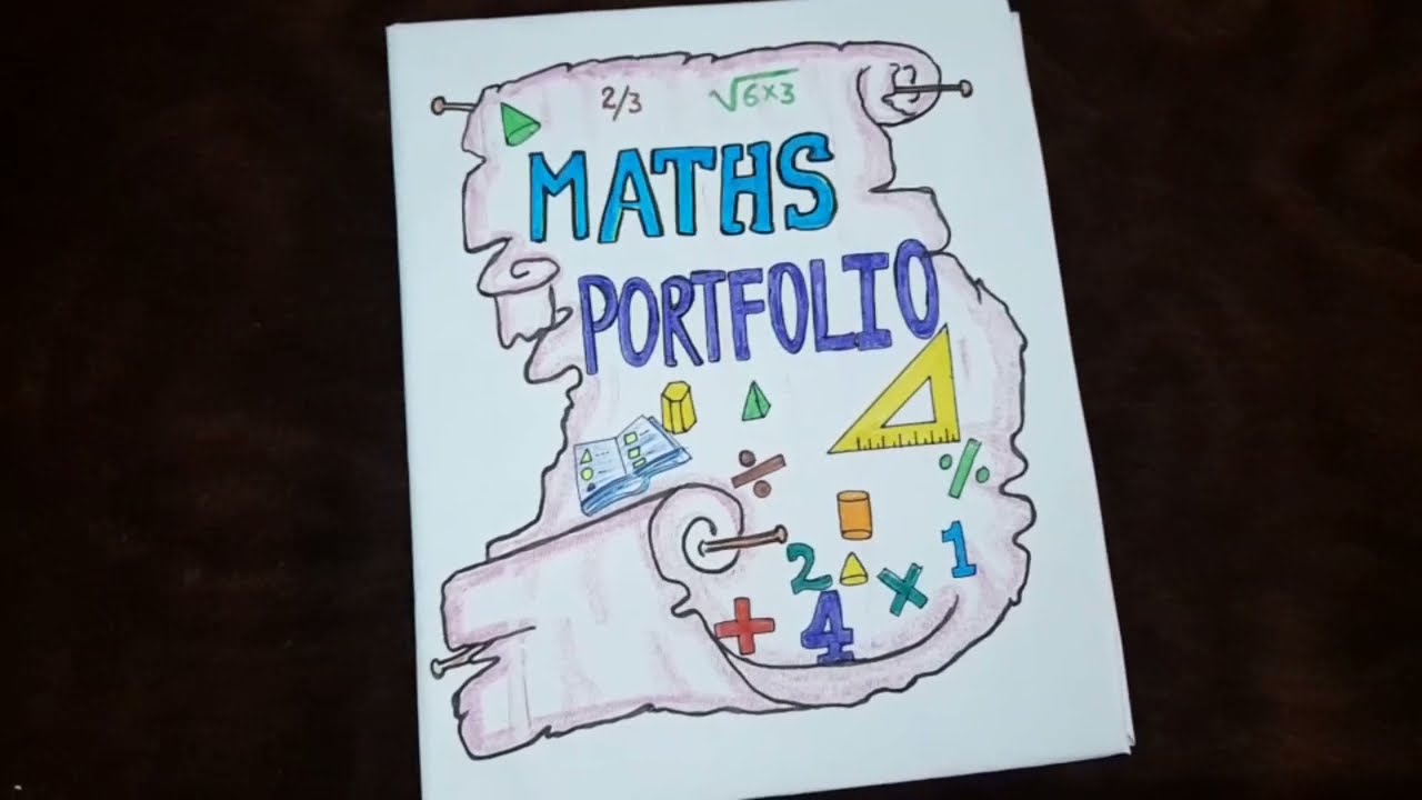 maths portfolio/project on triangle and probability with full guidance ...