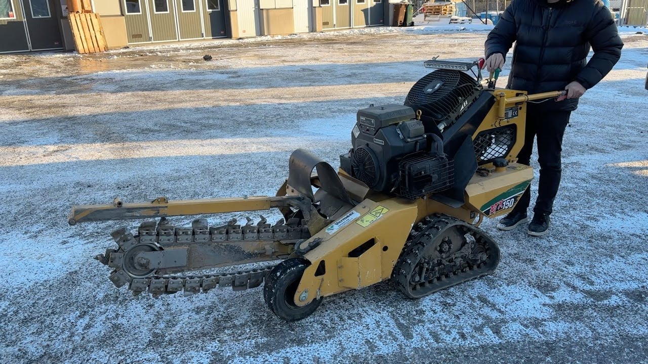 Köp Kedjegrävare Vermeer RTX150 på Klaravik - YouTube
