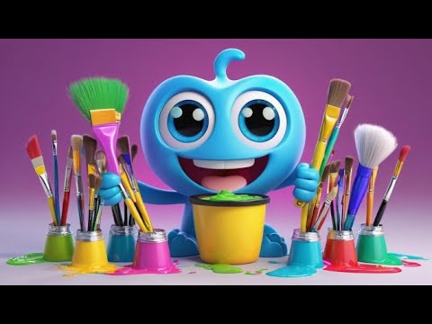 Let’s Paint with Colors + More Nursery Rhymes & Kids Songs - YouTube