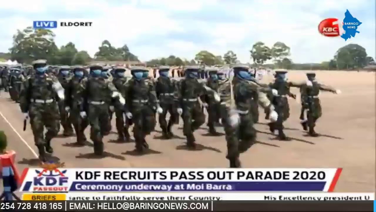 LIVE: KDF PASS OUT PARADE AT MOI BARRACKS, ELDORET - YouTube