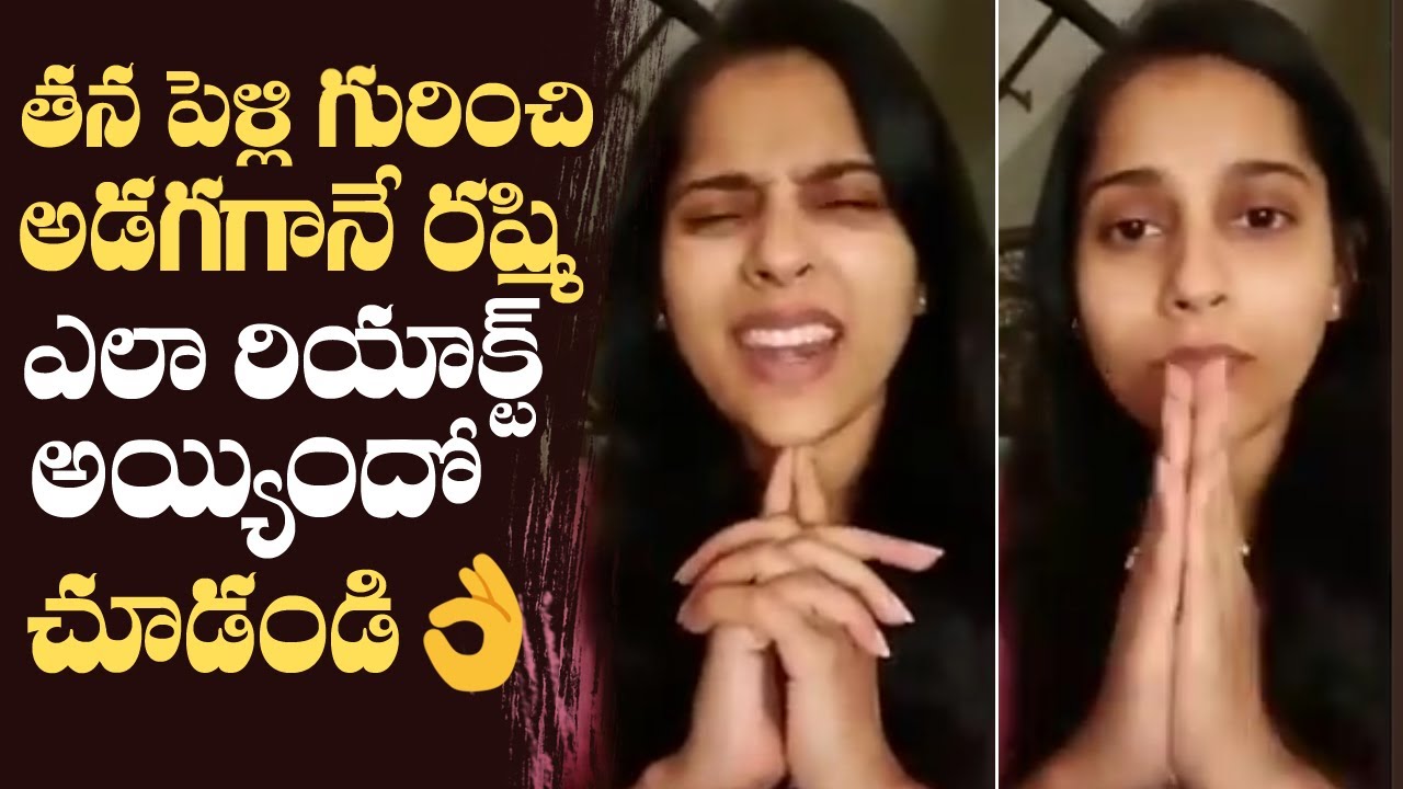 Jabardasth Anchor Rashmi Gives Clarity On Her Marriage Comments ...