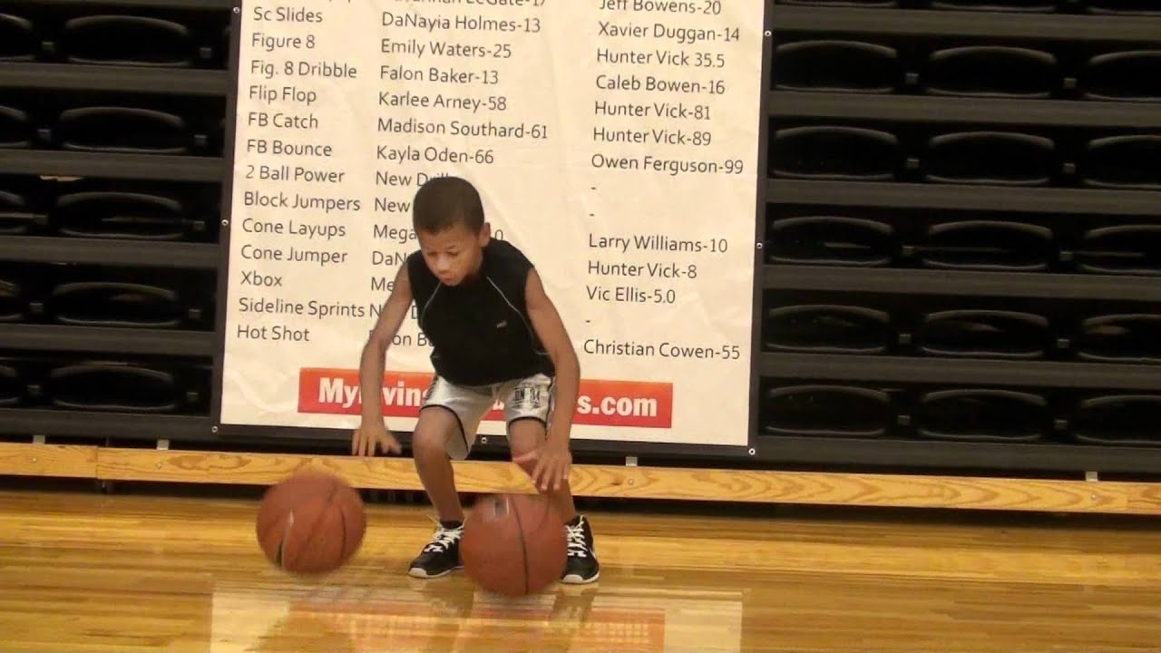 Elite Hoops Basketball:Living by Numbers-2 Ball Power Dribble with ...