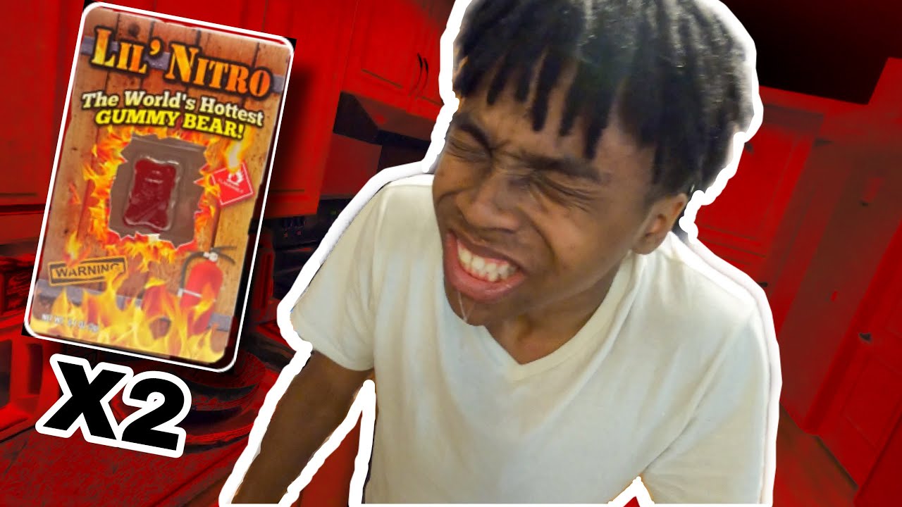EATING THE WORLDS HOTTEST GUMMY BEAR (vomit warning) - YouTube