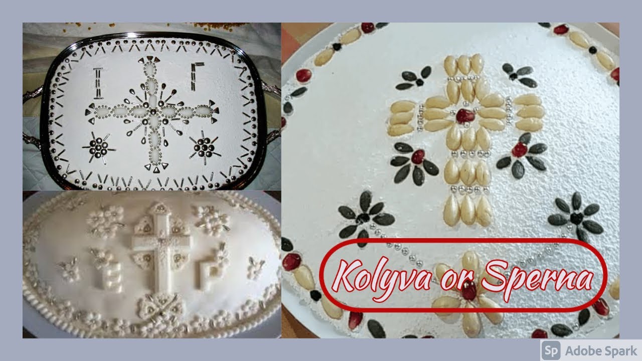 Kolyva aka Sperna - Greek Religious Funereal Preparation - YouTube