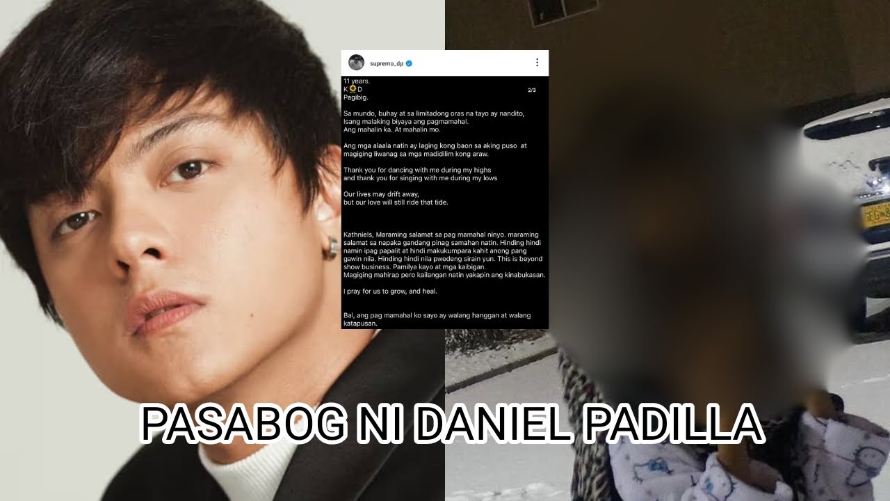 PARA KANINO ANG BAGONG TULA NI DANIEL PADILLA MATAPOS ANG HIWALAYANG ...