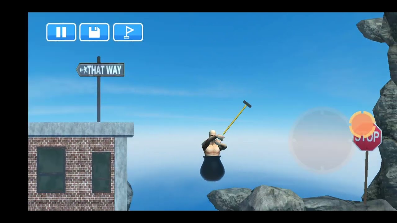 hammer man game / Getting Over It With Bennett Foddy / very heard lavel ...