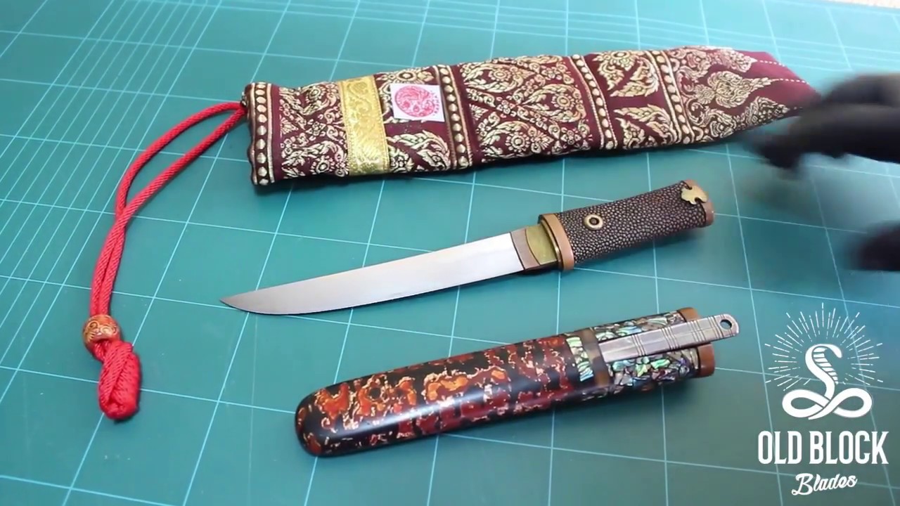 Assembling Wari-Bashi Tanto Sword - Made in Thailand - YouTube