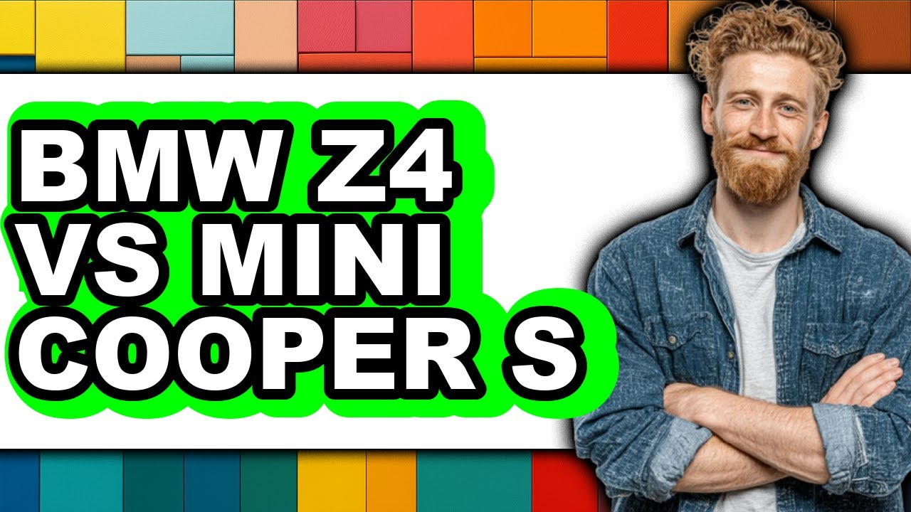 BMW Z4 VS Mini Cooper S - Full Comparison - YouTube