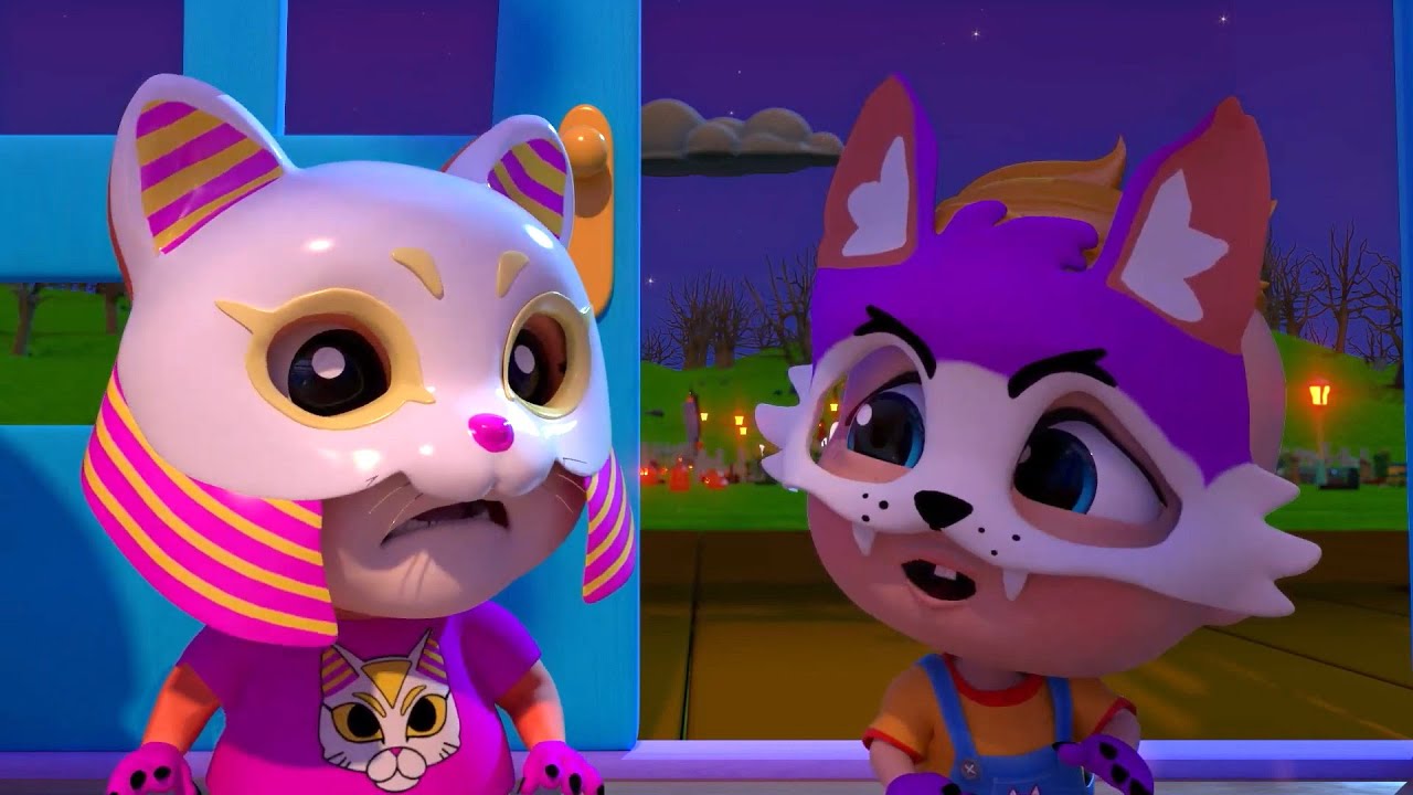 Scary Peek A Boo, Halloween Cartoon And Spooky Sing Along Song For Kids ...