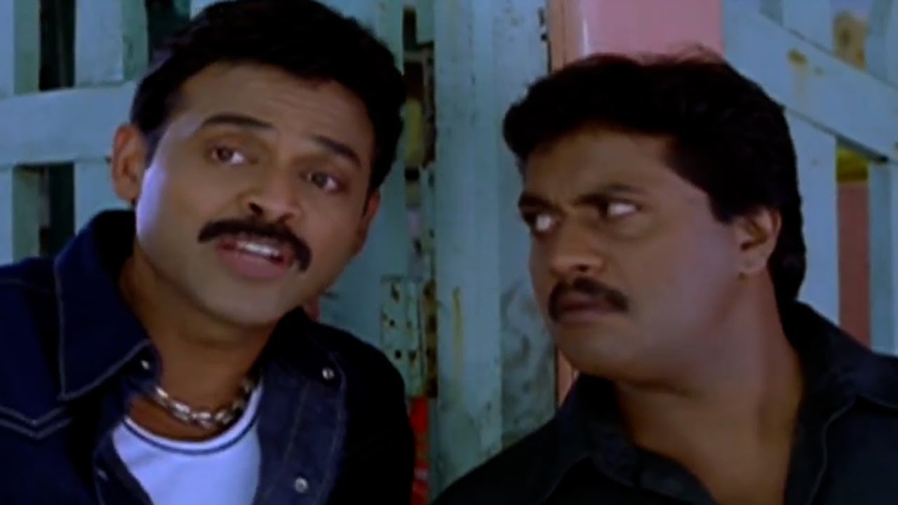 Sunil & Venkatesh Hilarious Comedy intro Scene || Subhash Chandra Bose ...