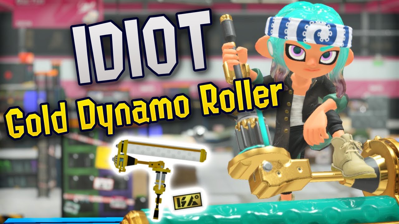 Idiot Plays Gold Dynamo Roller | Splatoon 3 - YouTube