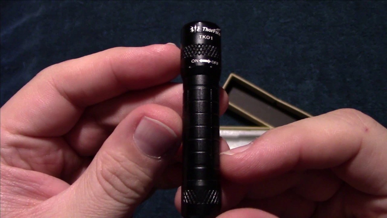 ThorFire TK01 Keychain Light Review! - YouTube