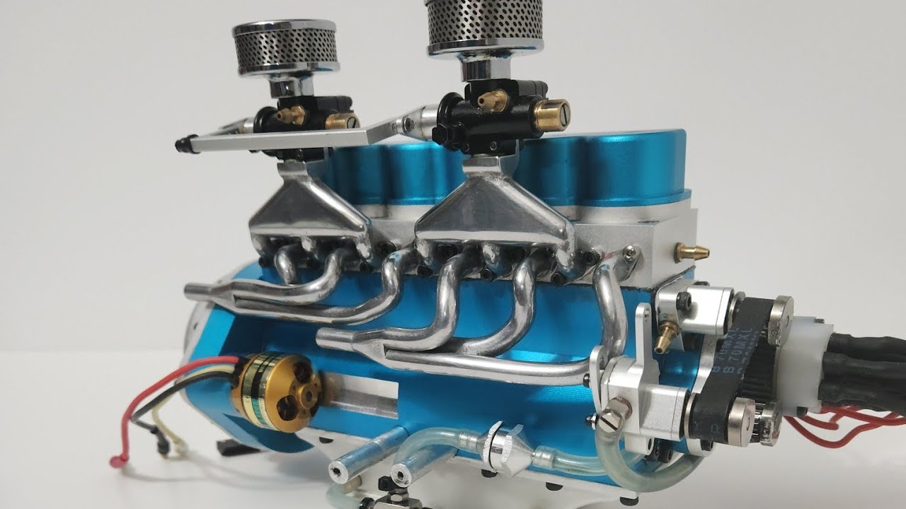 Mini INLINE 6 Engine! Super Fast Throttle Response. - YouTube