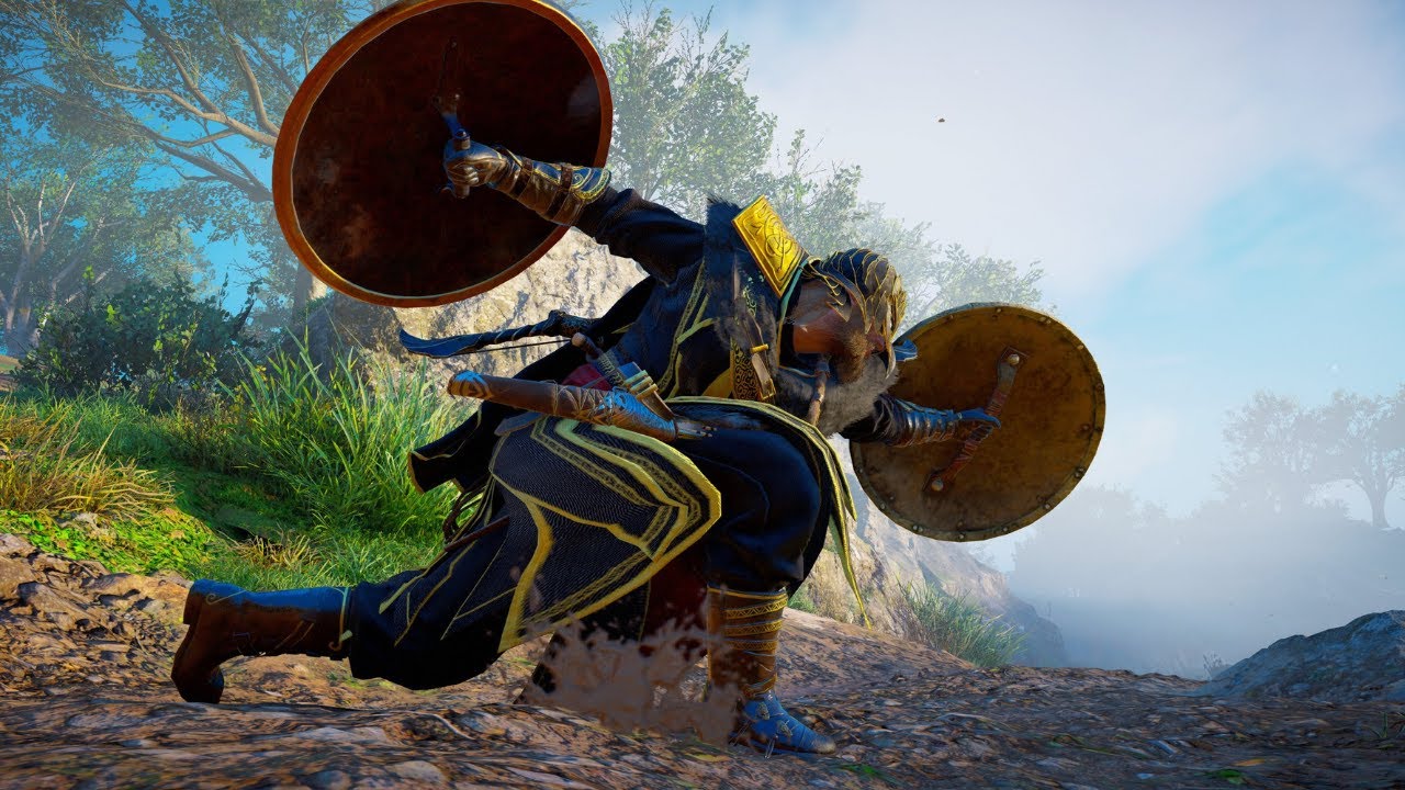 Assassin's Creed Valhalla Dual Shield Combat Cinematic Gameplay - YouTube