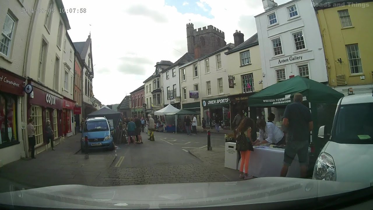 Brecon Town Centre, Powys, Wales, UK. Brecon Jazz 2014. - YouTube