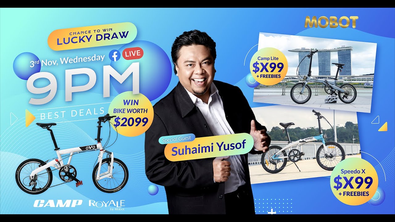 Suhaimi Yusof x MOBOT x CAMP bicycle | Facebook Live 03112021 - YouTube
