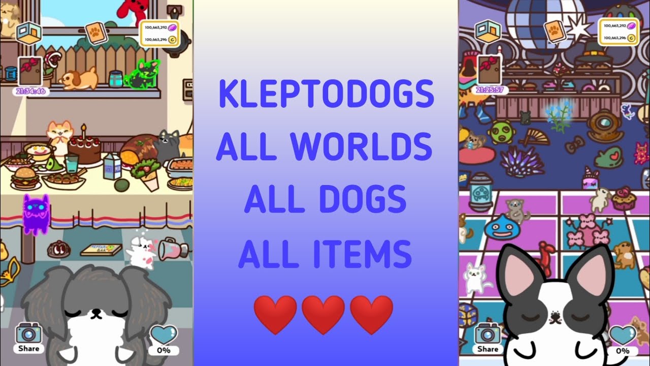 KleptoDogs - All Worlds, Dogs & Items - YouTube