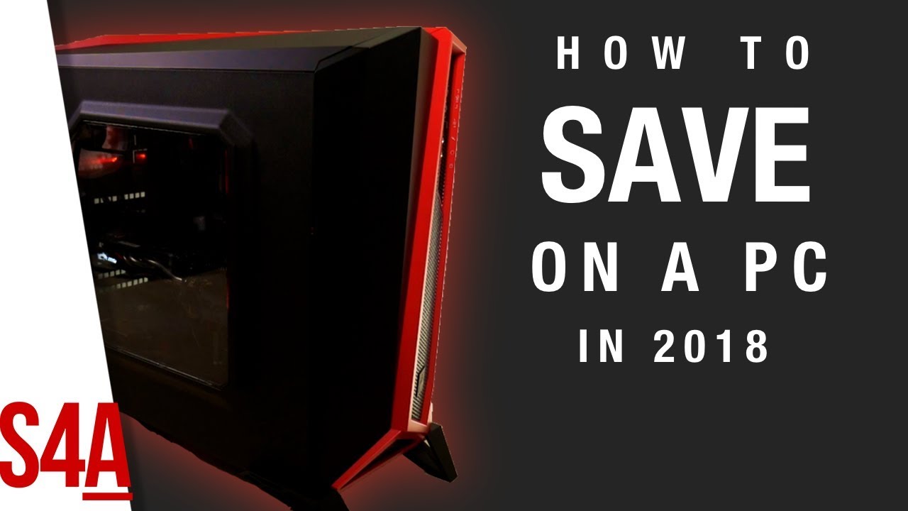 How to SAVE on a PC in 2018 | Featuring Sound Speeds - YouTube
