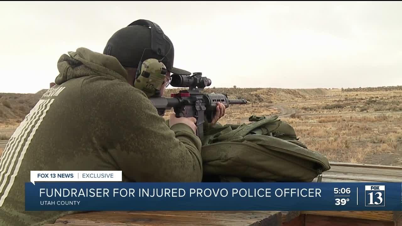 Fundraiser held for injured Provo Police officer - YouTube