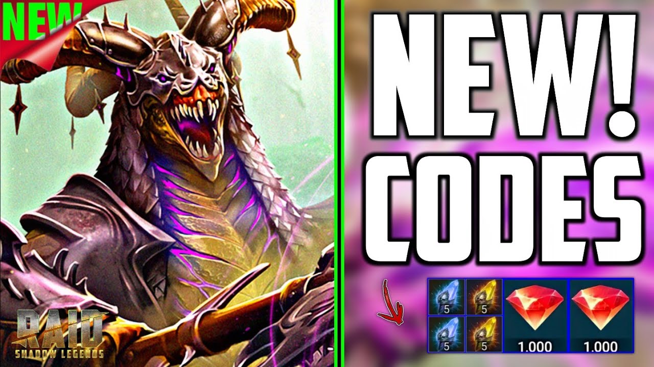 Fragment Lizard!] NEW WORKING RAID SHADOW LEGENDS PROMO CODES - JANUARY ...