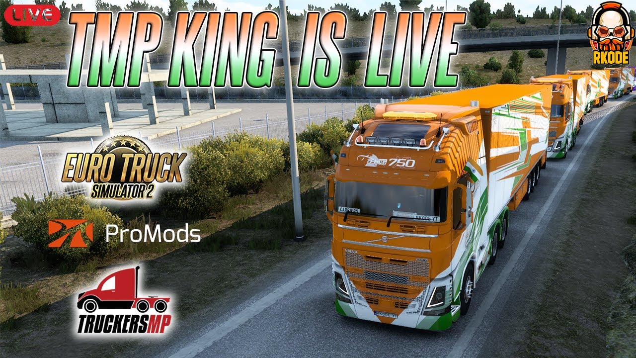 ETS2 Live | TruckersMP Live | Euro Truck Simulator 2 Live | Logitech ...