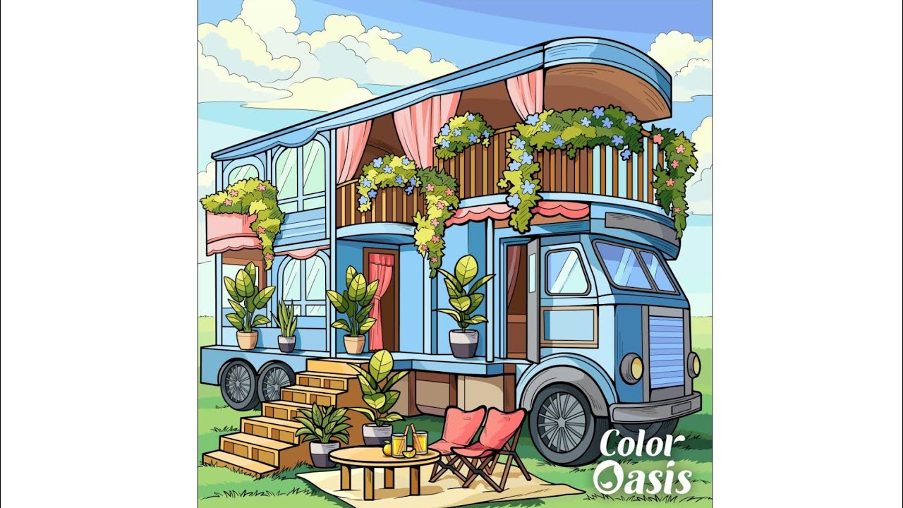 Color Oasis - Paint By Number - YouTube