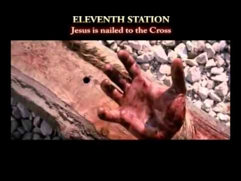 Jesus is nailed to the Cross 1 - YouTube