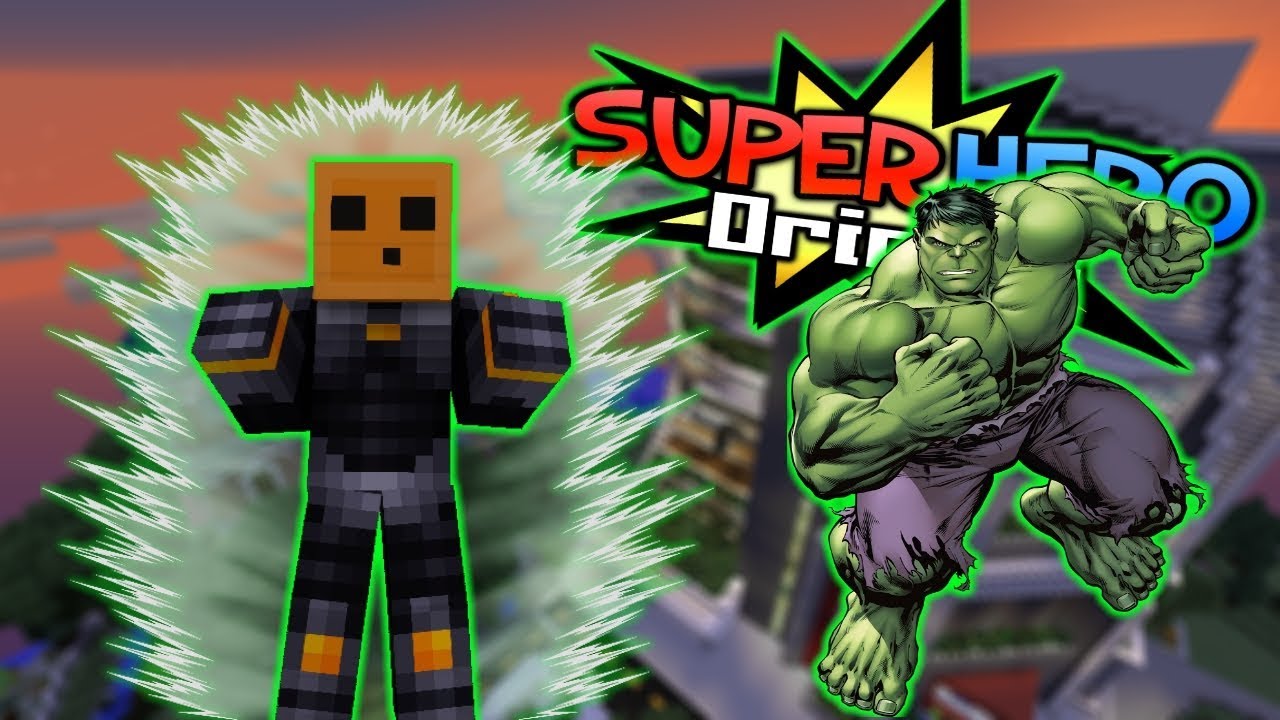 HULK SMASH!!!! | Minecraft SUPERHERO ORIGINS (Minecraft Super Hero ...