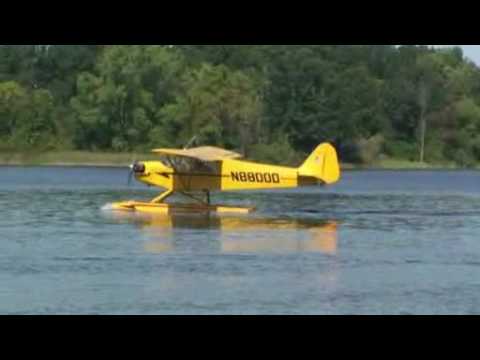 J3 CUB DOING 1 FLOAT TOUCH & GO'S "MUST SEE" - YouTube