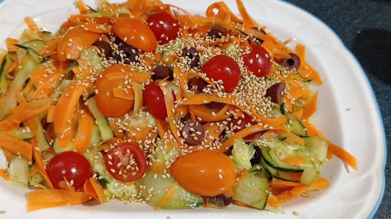 EAT MORE VEGGIES,LESS MEAT,TRY THIS HEALTHY RECIPE.🍅🥒🥕 - YouTube